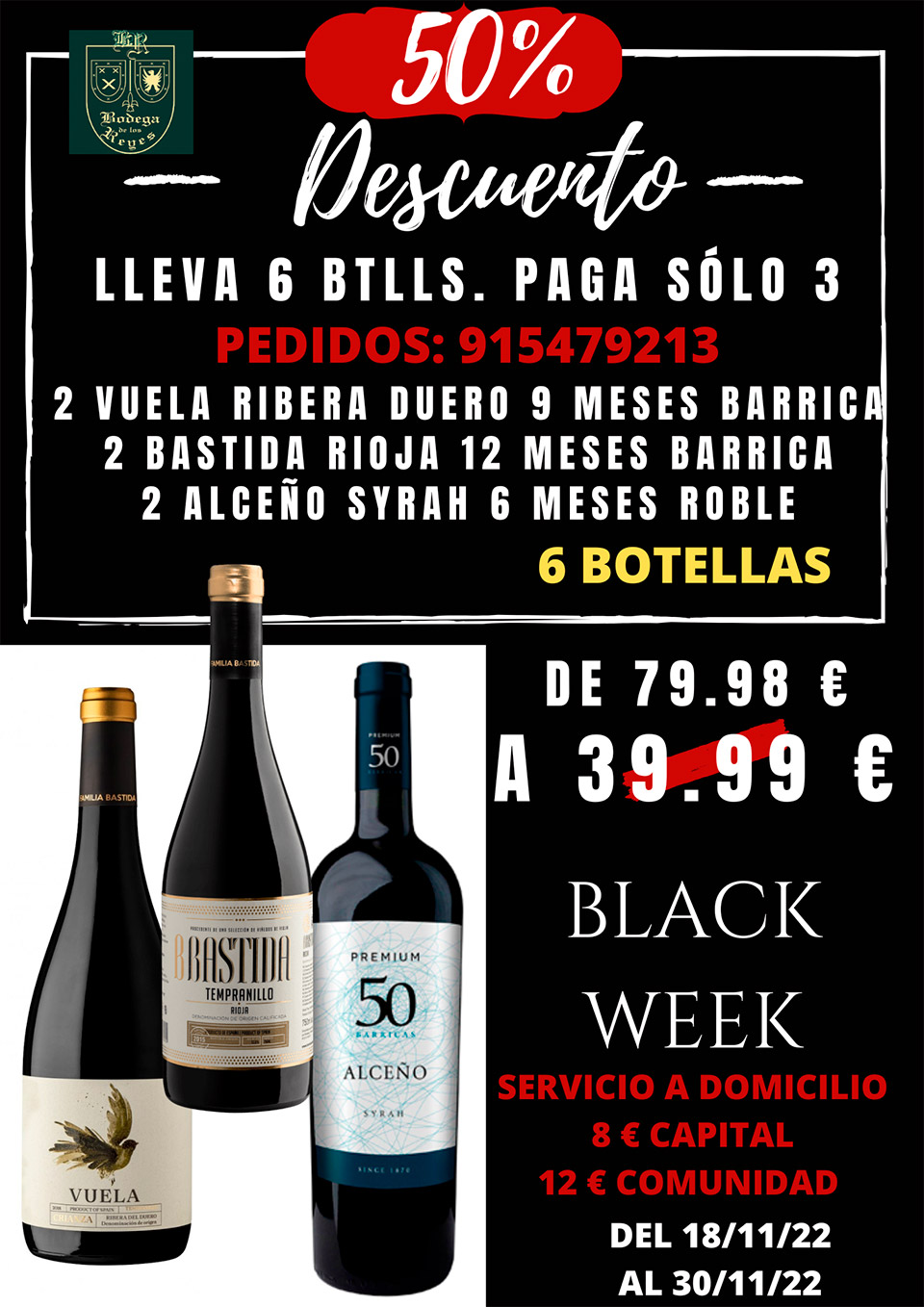 Servicio de Sumiller - La Bodega de los Reyes